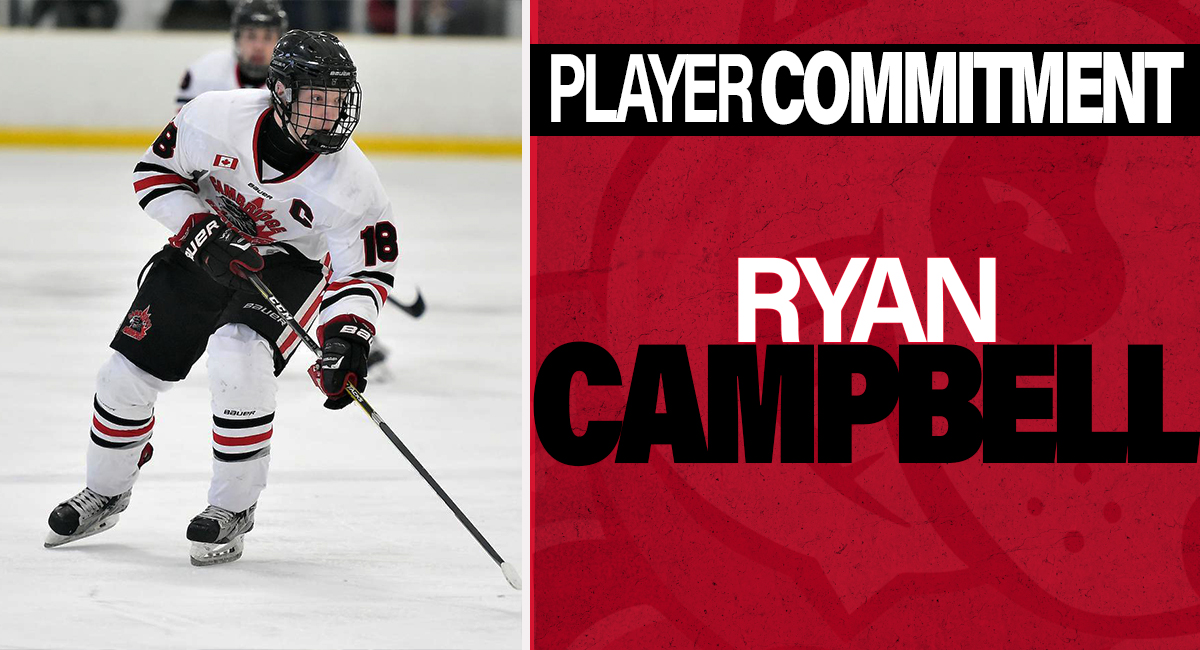 Ryan Campbell Commits to IceDogs - Niagara IceDogs