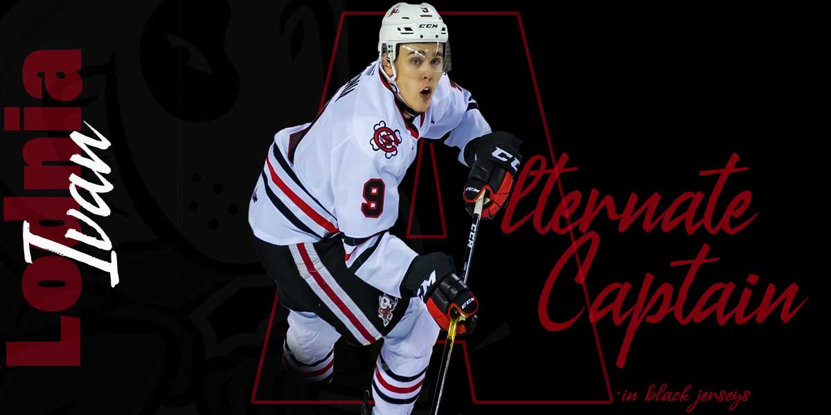 Ivan Lodnia named Alternate Captain - Niagara IceDogs
