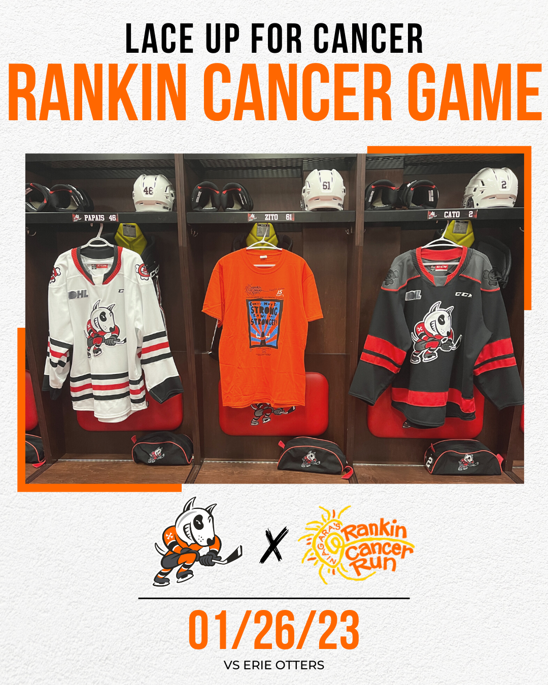 IceDogs to Turn Arena Into a Sea of Orange in Support of Rankin Cancer ...