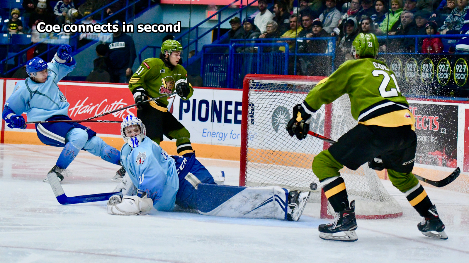 Wolves overrun Battalion - North Bay Battalion