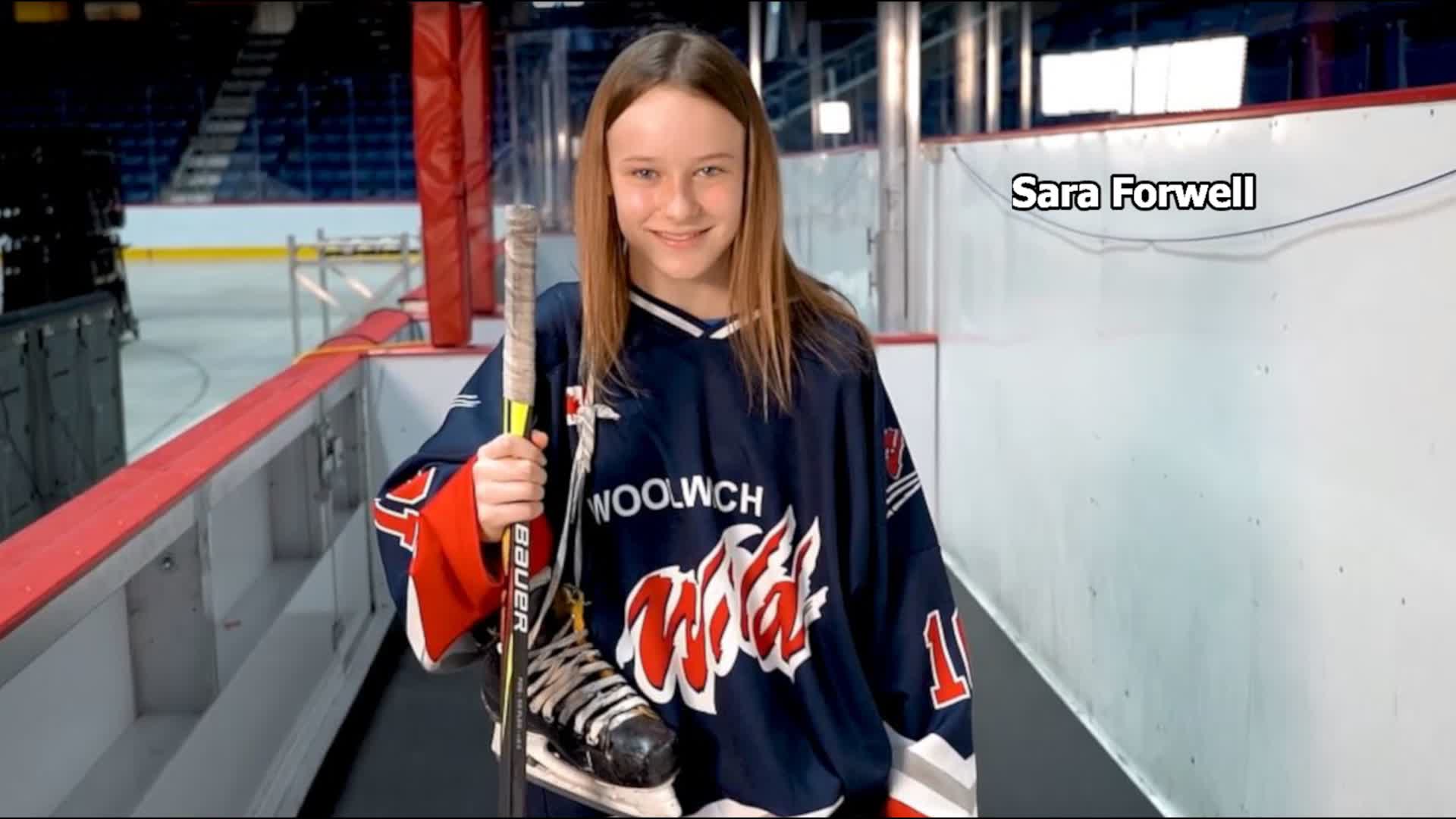 Sara battles on, off ice - North Bay Battalion