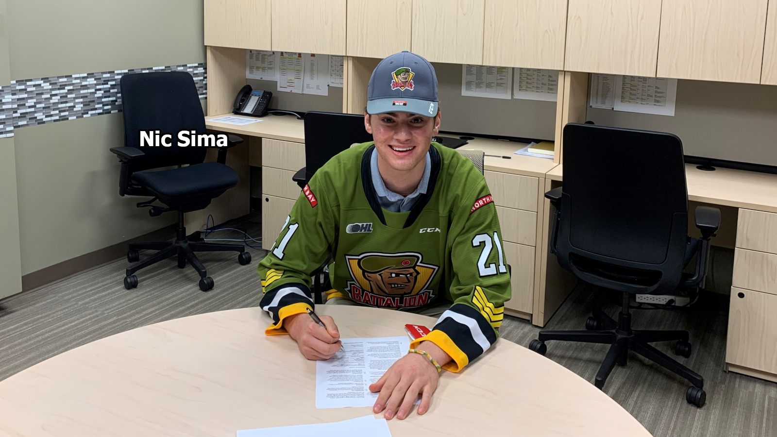 Battalion signs Sima - North Bay Battalion