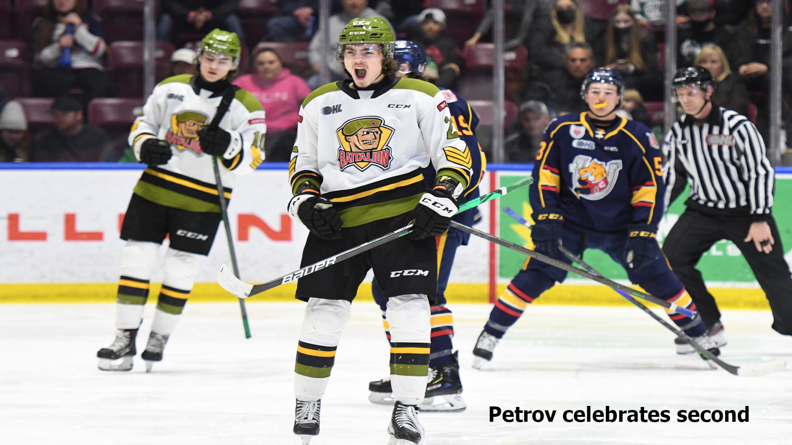 Battalion pummels Barrie - North Bay Battalion