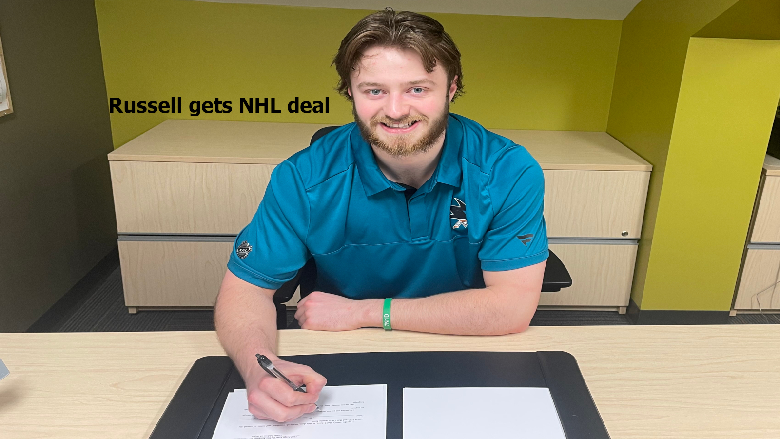 San Jose signs Russell - North Bay Battalion