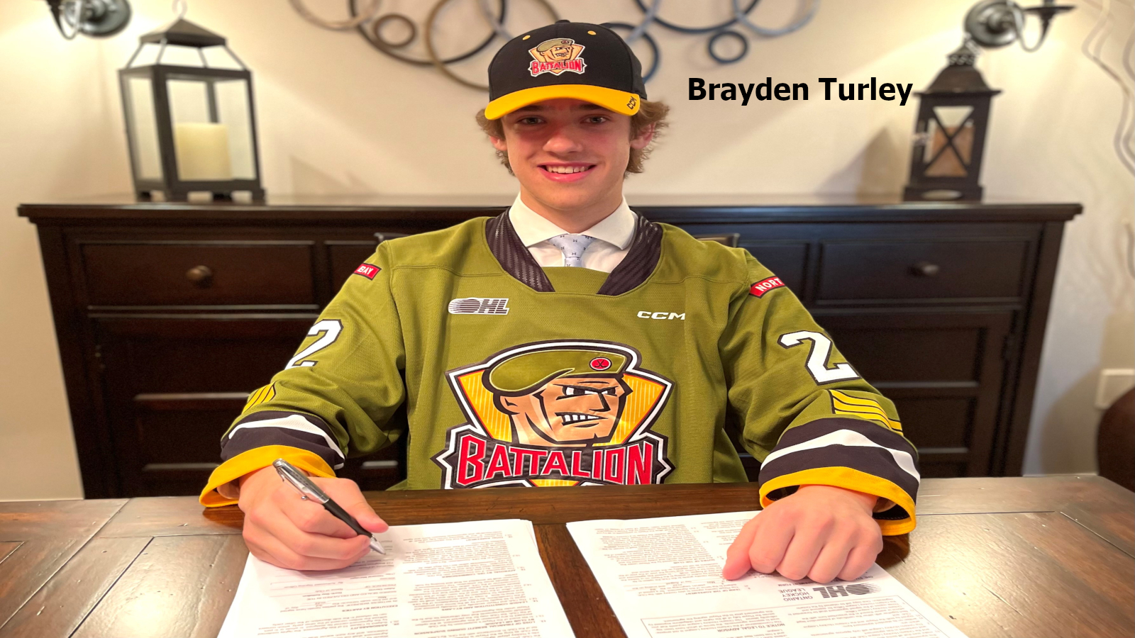 Turley enlists with Troops - North Bay Battalion