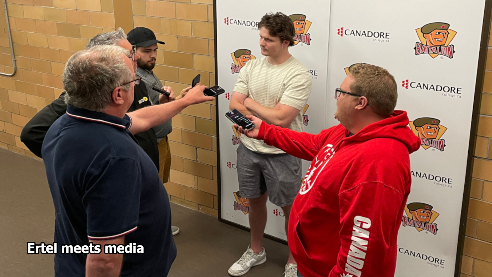 Ertel enlists with Battalion - North Bay Battalion