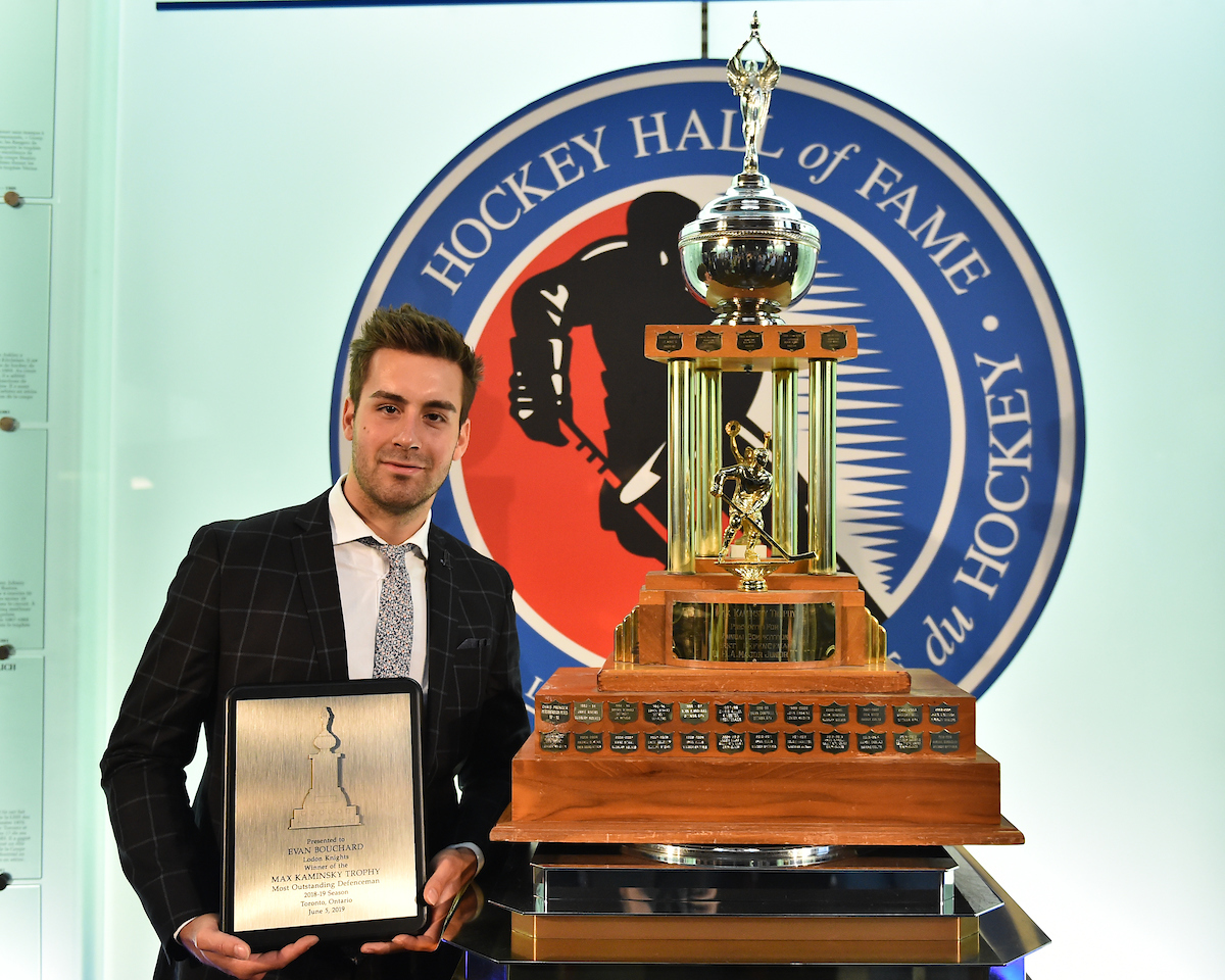 Evan Bouchard – Max Kaminsky Trophy / Defenceman of the Year ...