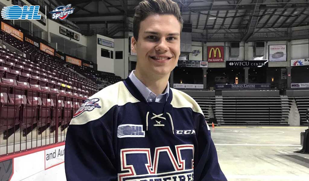 Top NHL Draft prospect Egor Afanasyev commits to Spitfires - Ontario Hockey League