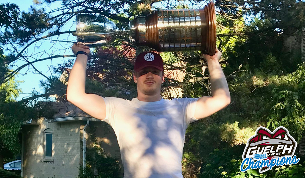#StormCupTour visits two-time OHL champion Jack Hanley - Guelph Storm
