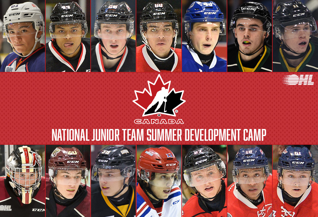 14 OHL players attend Canada's National Junior Team Summer Development ...