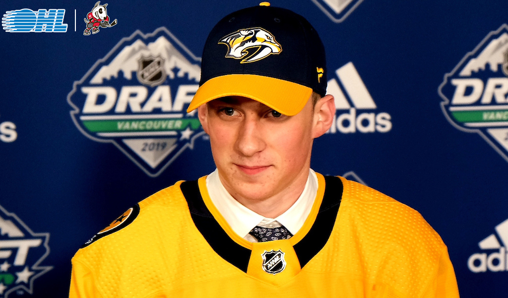 IceDogs' Tomasino signs with Predators - Ontario Hockey League