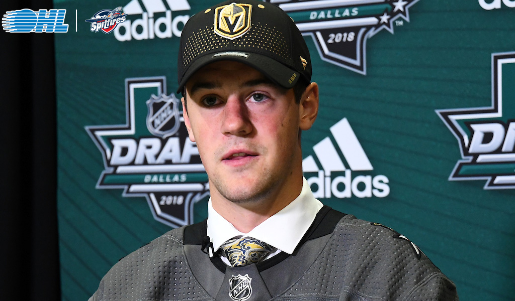 Spitfires' Corcoran signs with Golden Knights - Windsor Spitfires