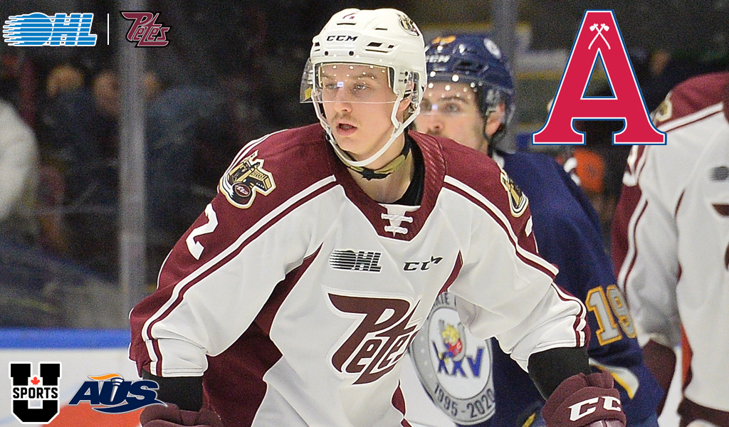 Petes' Wilson commits to Acadia - Ontario Hockey League