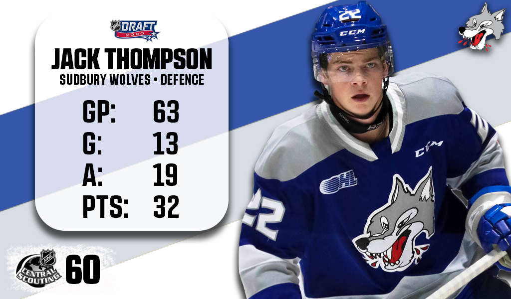 NHL Draft Prospect Profile: Jack Thompson - Sudbury Wolves