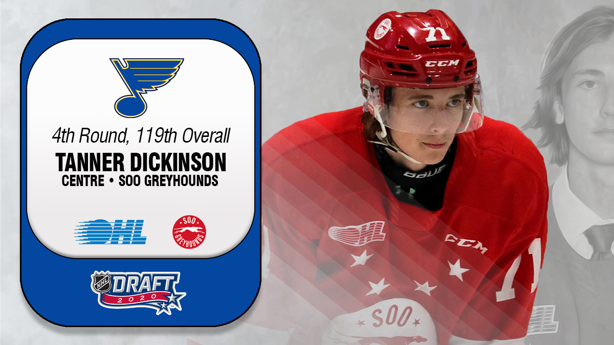 Tanner Dickinson - 119th Overall - Ontario Hockey League