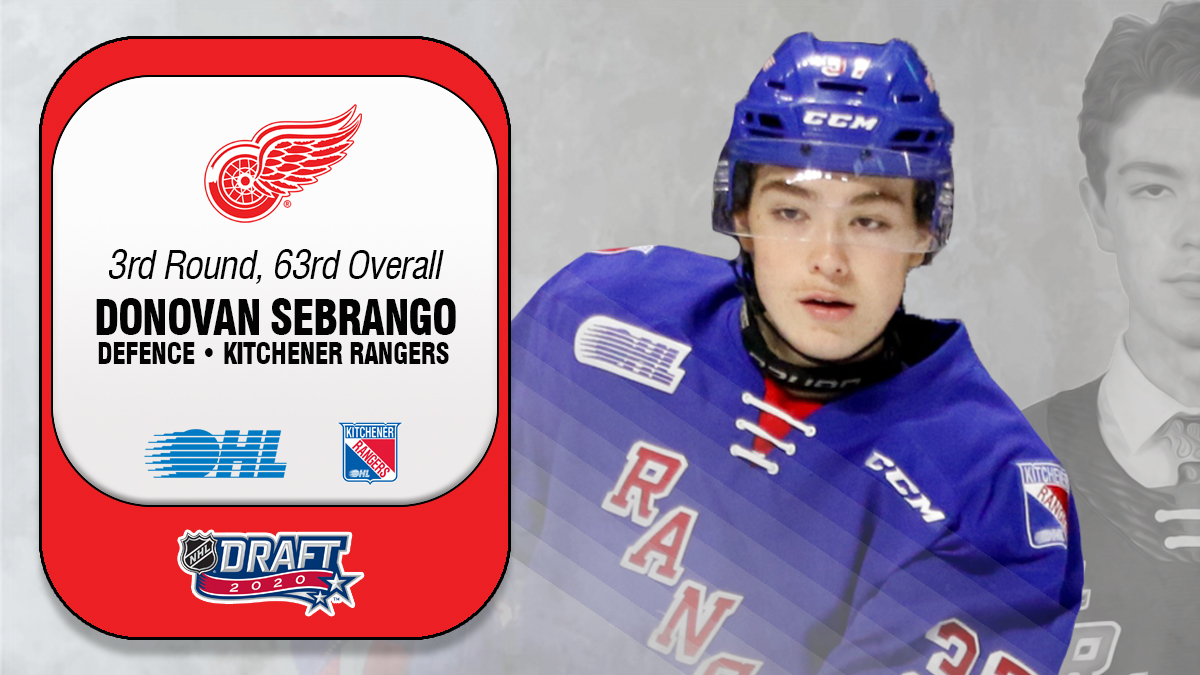 Donovan Sebrango - 63rd Overall - Ontario Hockey League