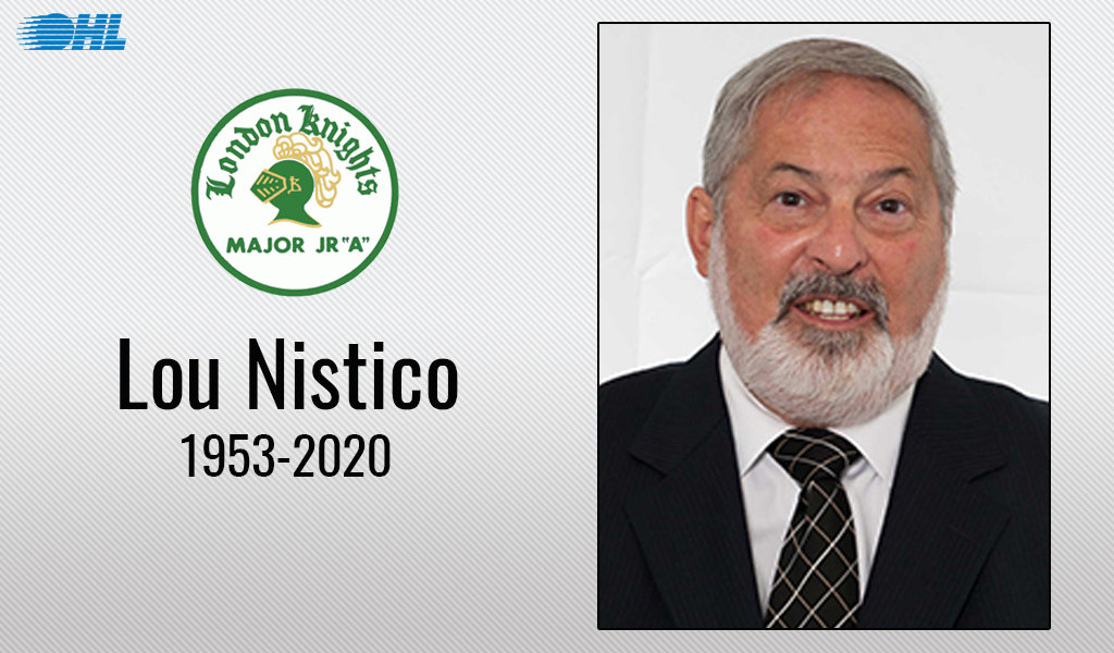 OHL Mourns the Loss of Lou Nistico - Ontario Hockey League