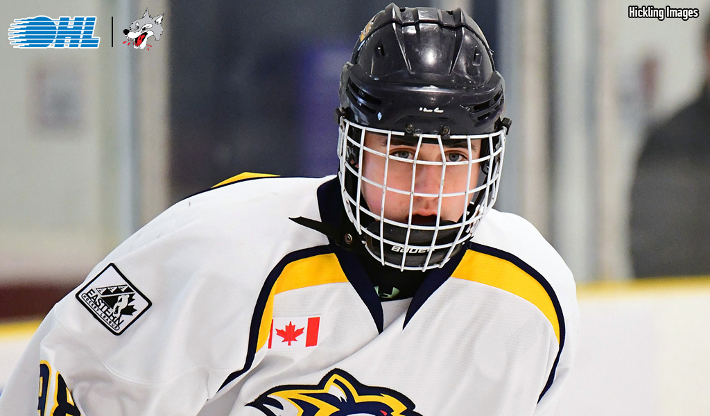 Nolan Collins commits to Wolves - Ontario Hockey League