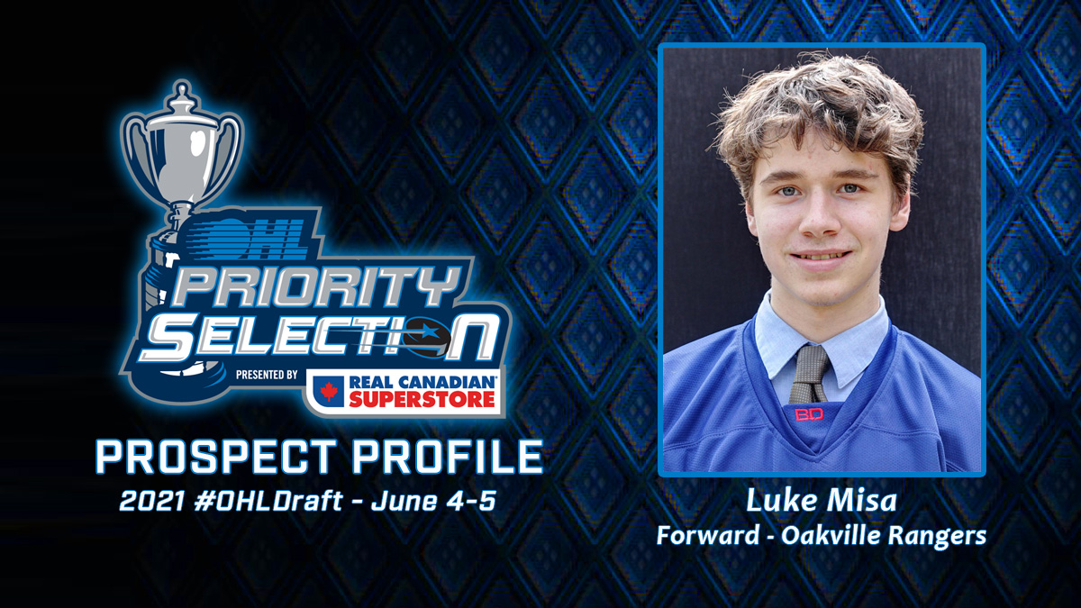 #OHLDraft Prospect Profile: Luke Misa - Ontario Hockey League