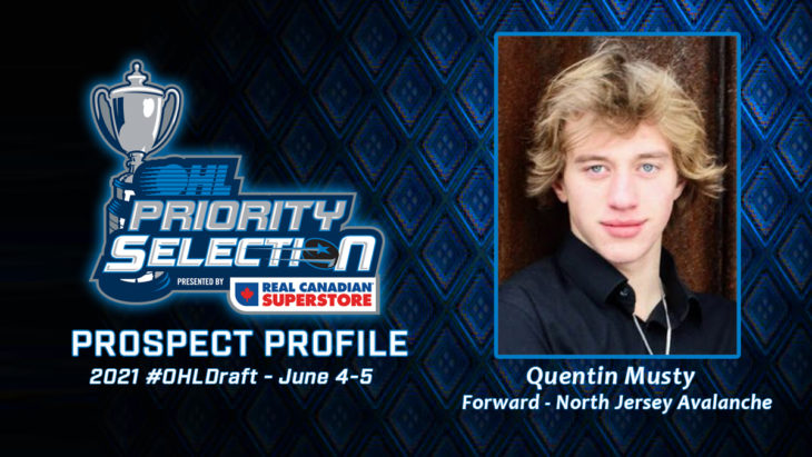 #OHLDraft Prospect Profile: Quentin Musty - CHL
