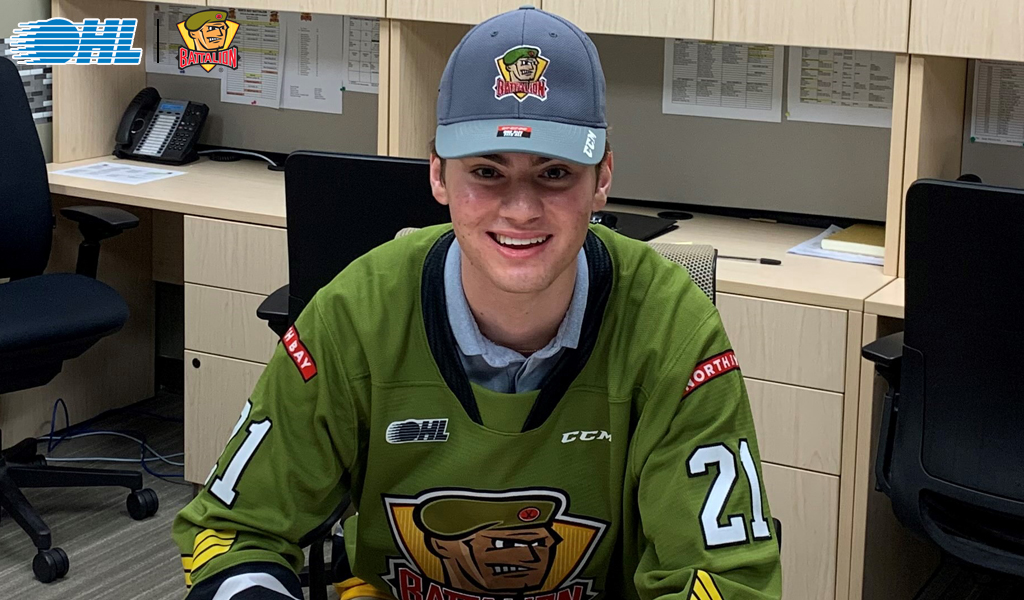 Nic Sima commits to Battalion - Ontario Hockey League