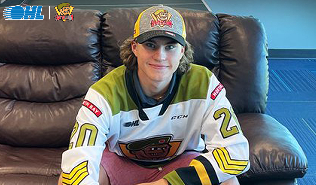 Michael Podolioukh commits to Battalion - Ontario Hockey League