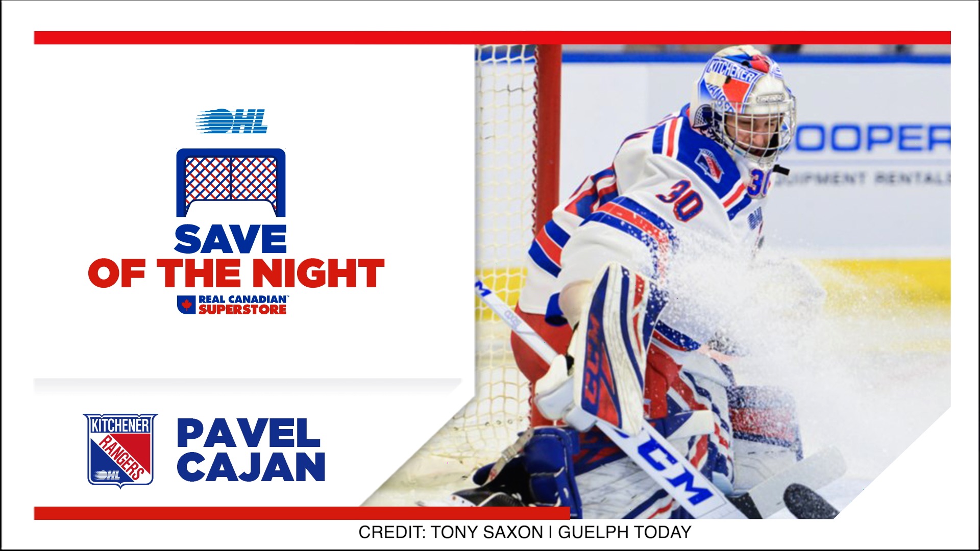 Real Canadian Superstore Save Of The Night: Pavel Cajan Coming Across ...