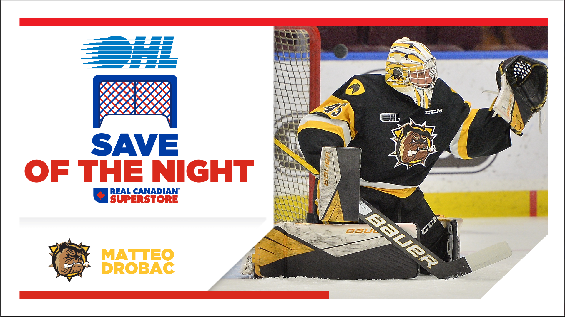 Real Canadian Superstore Save of the Night: Matteo Drobac... Holy Yoga ...