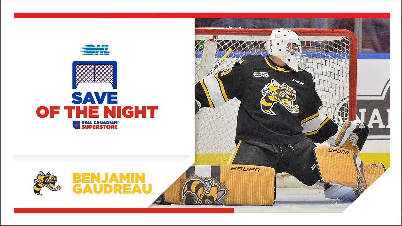 Real Canadian Superstore Save of the Night: Ben Gaudreau Kicks Out the ...