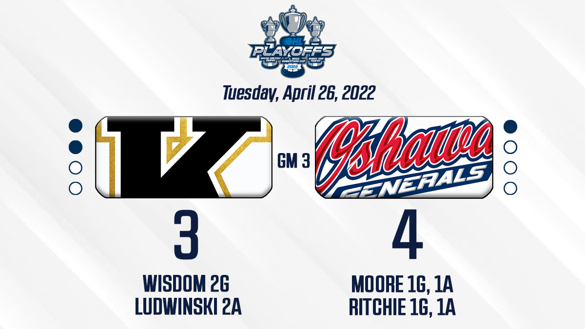 Apr. 26/22 - KGN (3) - OSH (4) - Game 3 - CHL