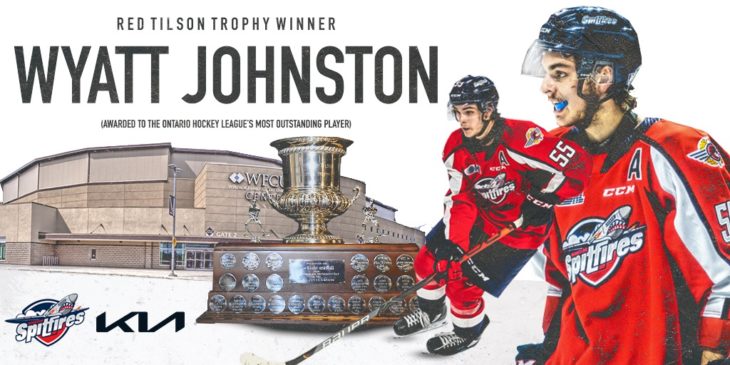 Red Tilson Trophy: Wyatt Johnston (Windsor Spitfires) - CHL
