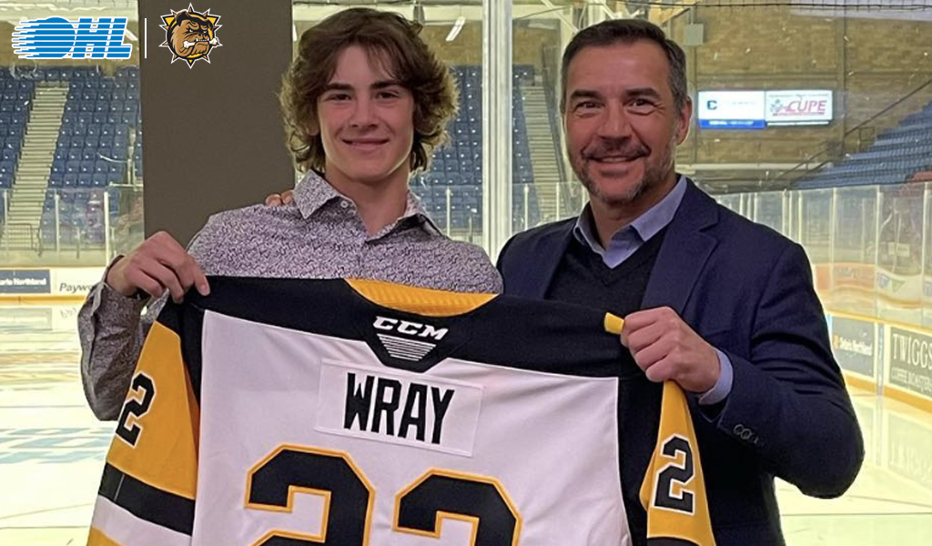 Masen Wray commits to Bulldogs - Ontario Hockey League