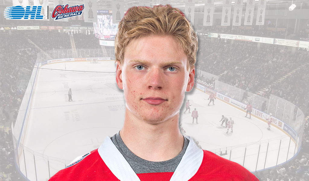 Ethan Toms commits to Generals - Ontario Hockey League