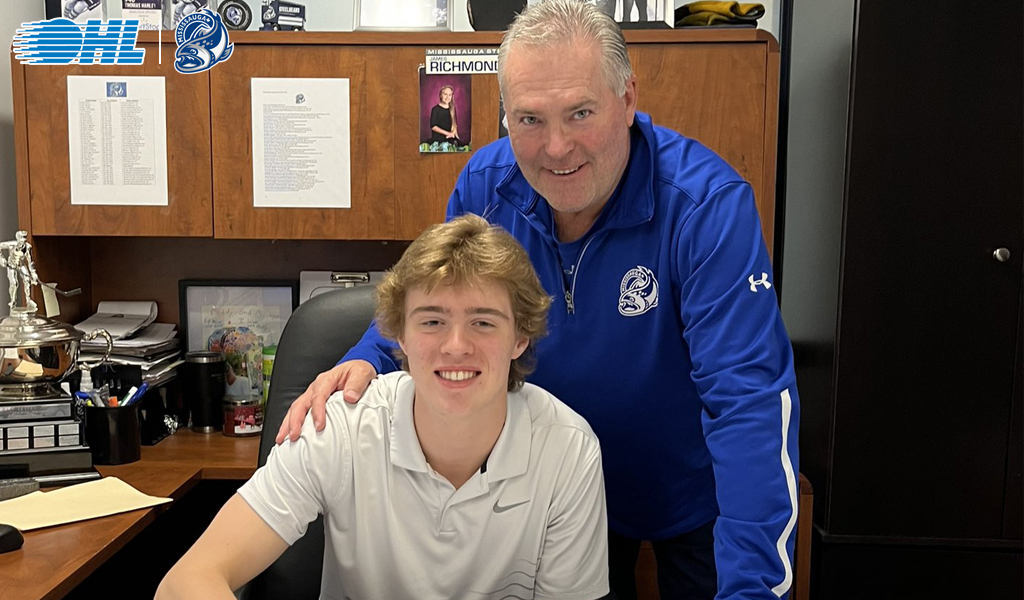 Blueliner Will Haley commits to Steelheads - Ontario Hockey League