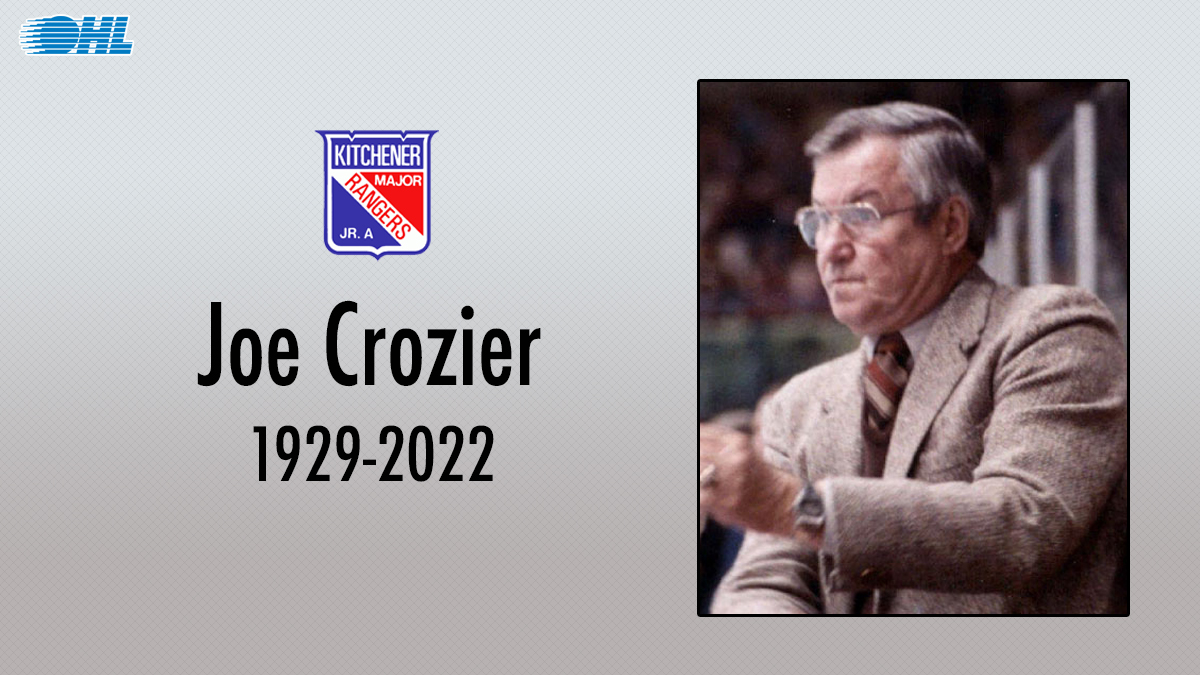 OHL Mourns the Loss of Joe Crozier - Ontario Hockey League