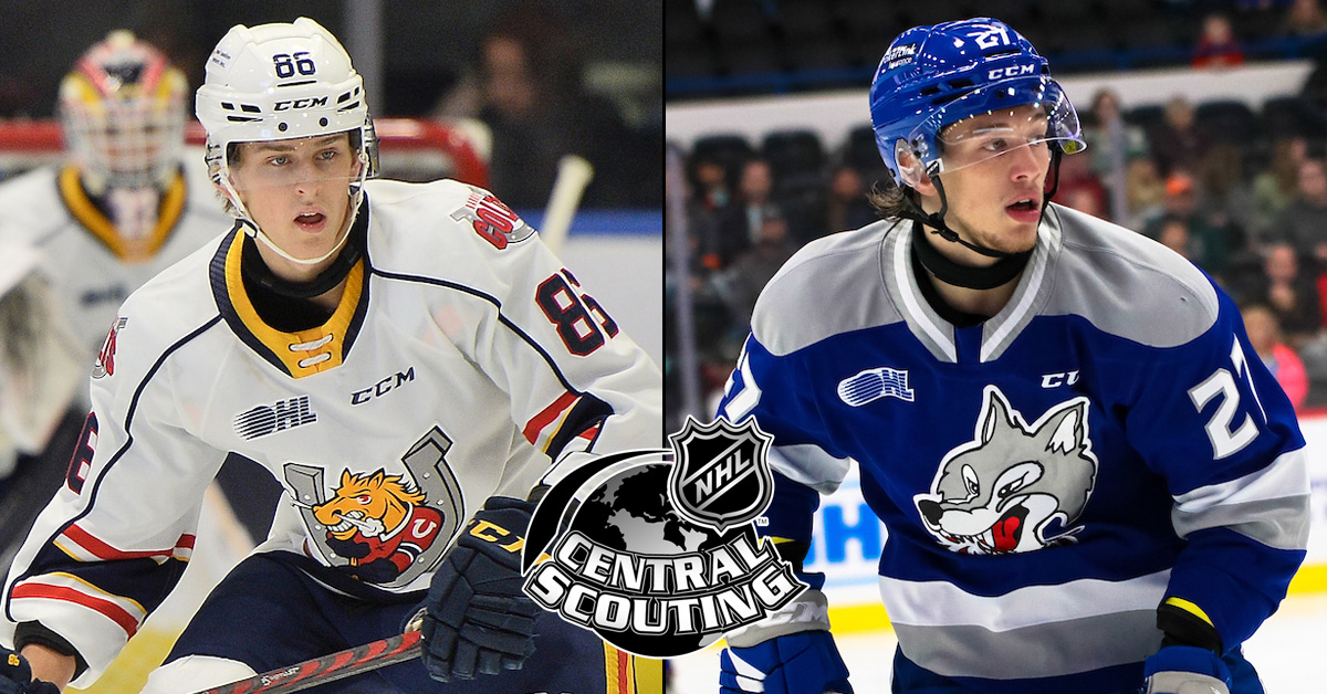Akey and Musty upgraded to A rating by NHL Central Scouting - Ontario Hockey League