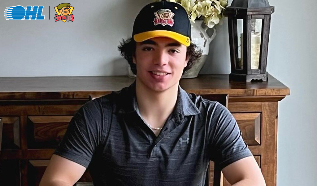 Dylan Richter commits to Battalion - Ontario Hockey League