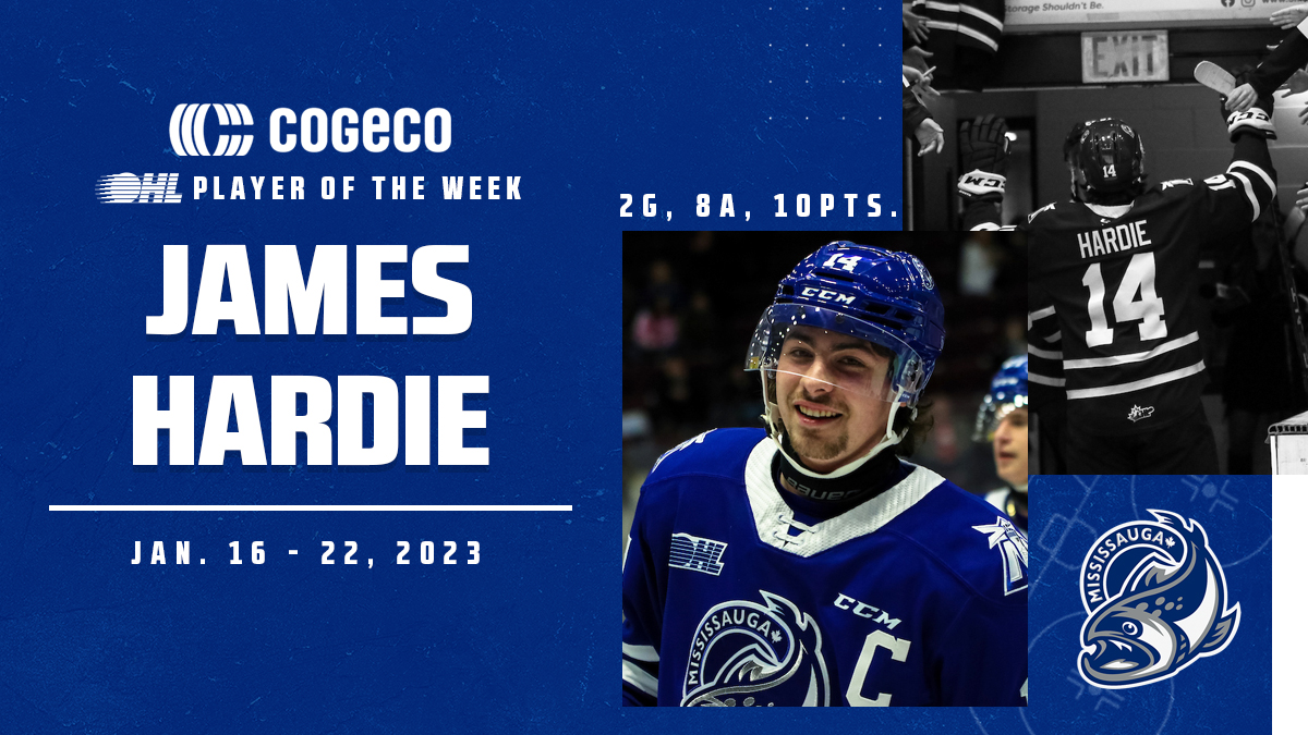 Steelheads' James Hardie named Cogeco OHL Player of the Week ... Steelheads' James Hardie named Cogeco OHL Player of the Week ...