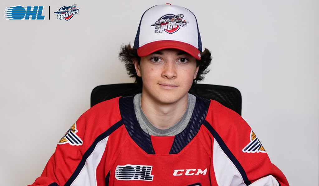 Cole Davis commits to Spitfires - Ontario Hockey League