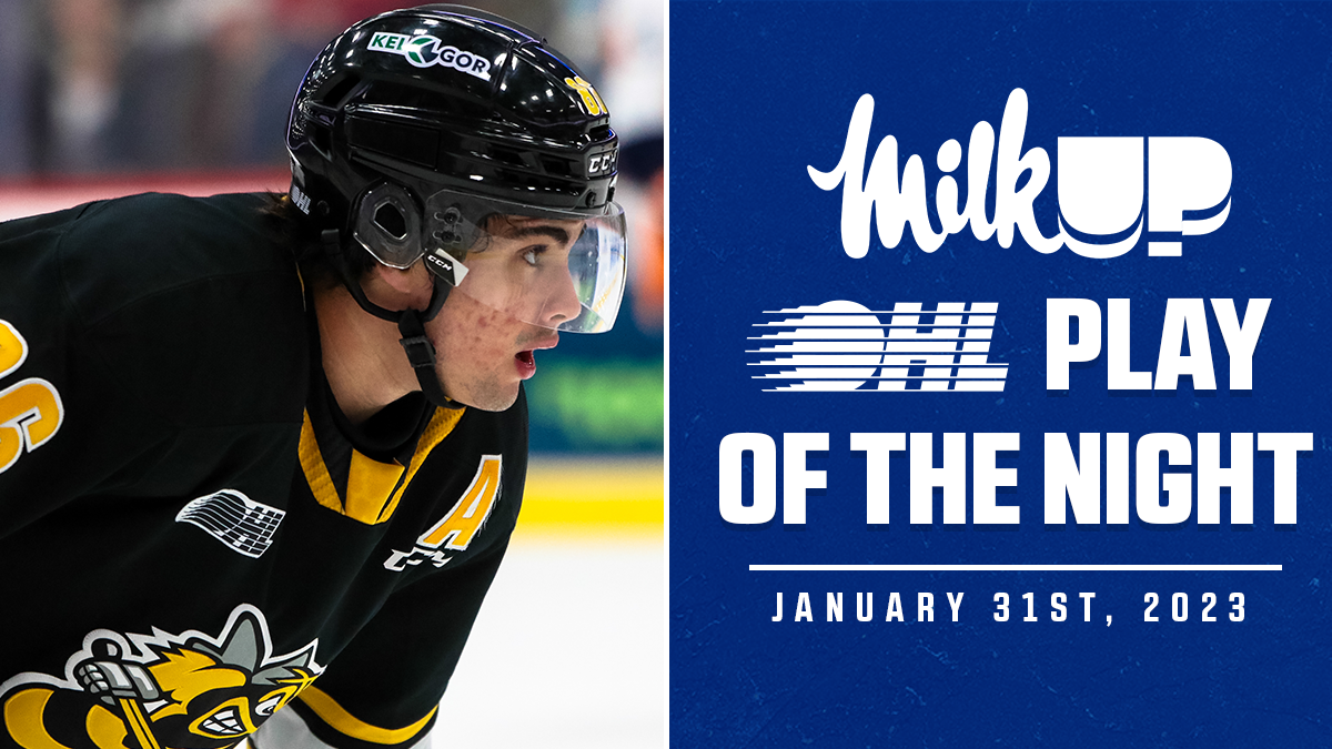 OHL Play of the Night presented by MilkUp: Burke Sets the Tone ...