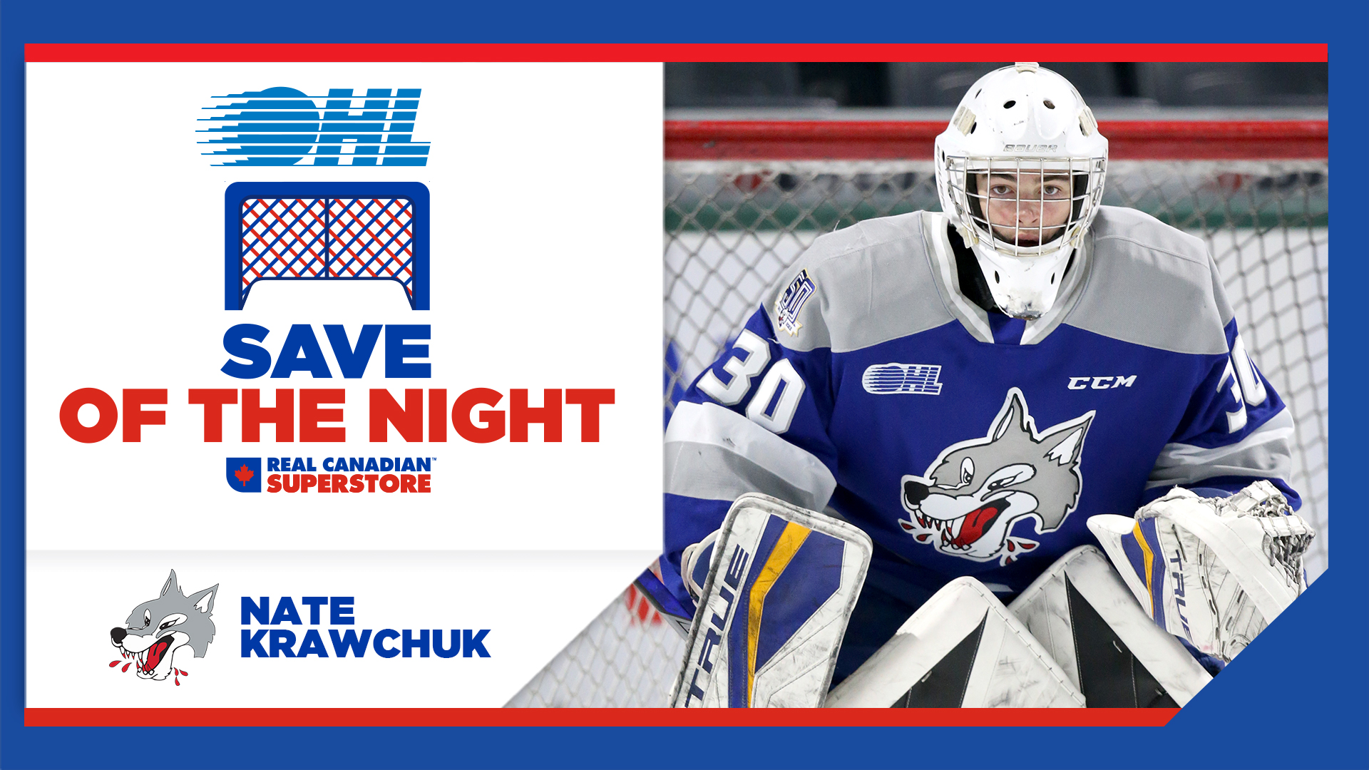 Real Canadian Superstore Save of the Night: Nate Krawchuk's Incredible ...