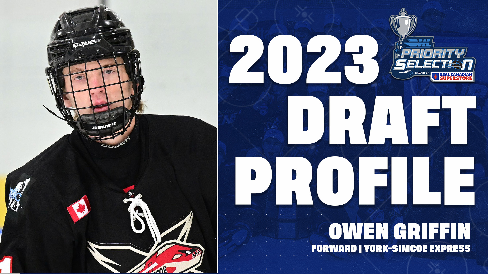 2023 #OHLDraft Watch: Owen Griffin (York-Simcoe Express) - Ontario ...