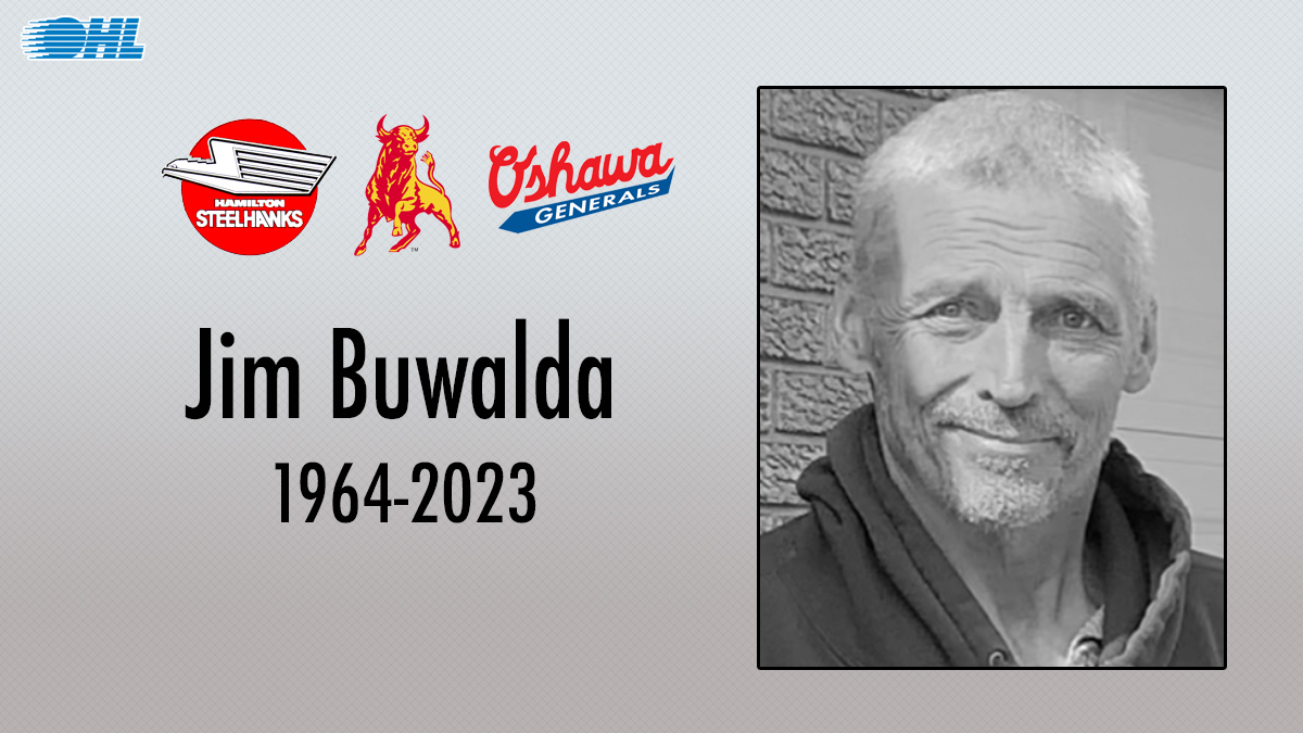 OHL Mourns the Loss of Jim Buwalda - Oshawa Generals