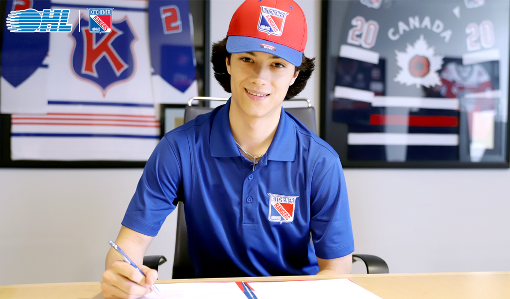 Tanner Lam commits to Rangers - Ontario Hockey League