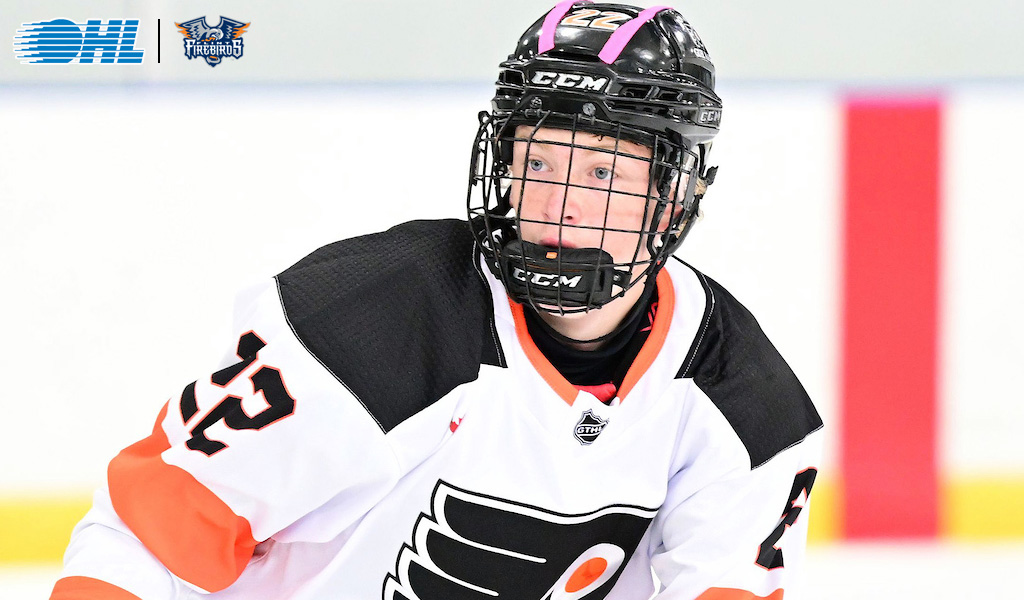 Max Anderson commits to Firebirds - Ontario Hockey League