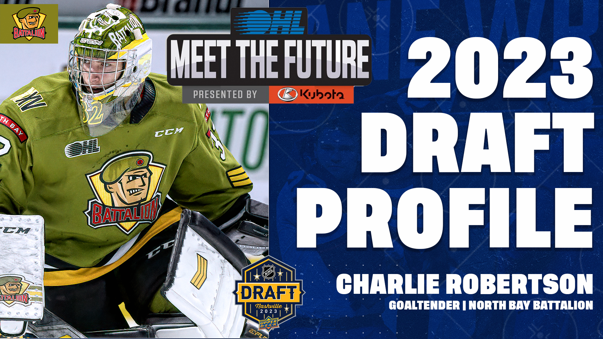 Meet the Future - Charlie Robertson - Ontario Hockey League