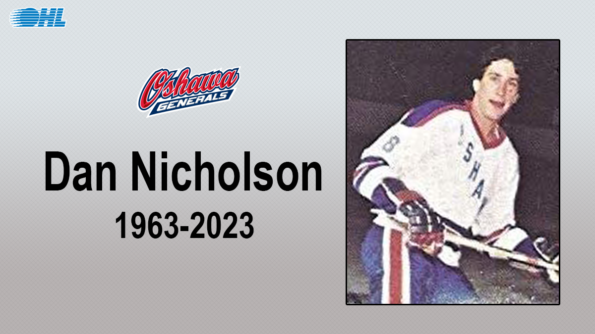 OHL Mourns the Loss of Daniel Nicholson - Ontario Hockey League