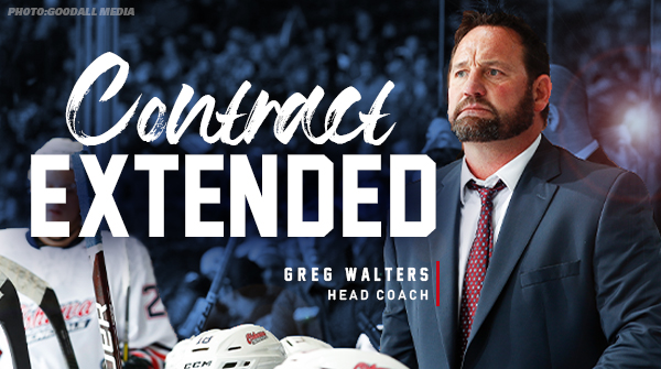 Greg Walters Contract Extended by the Generals - Oshawa Generals