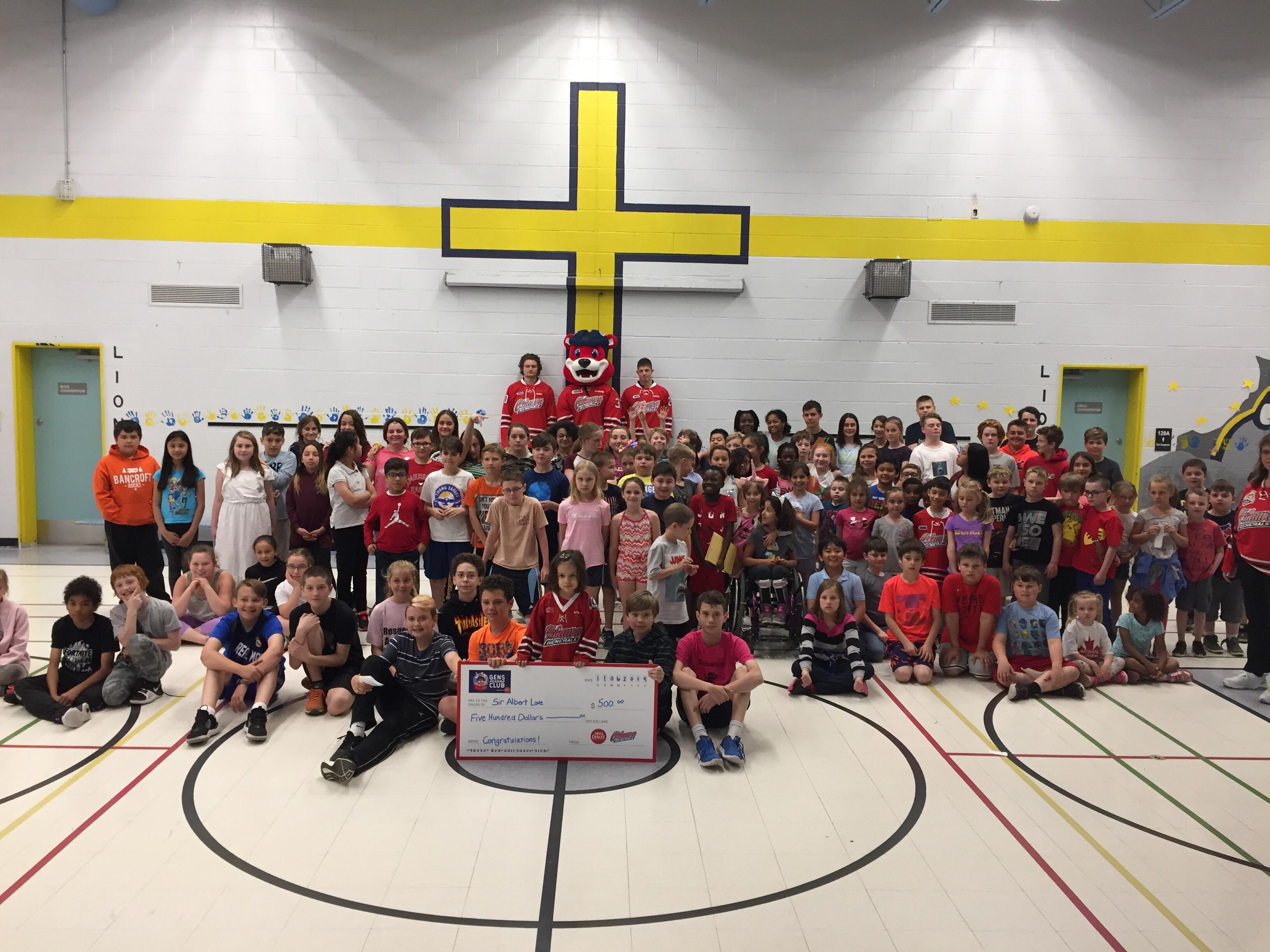 Gens and Swiss Chalet Award Sir Albert Love $500 To Their School ...