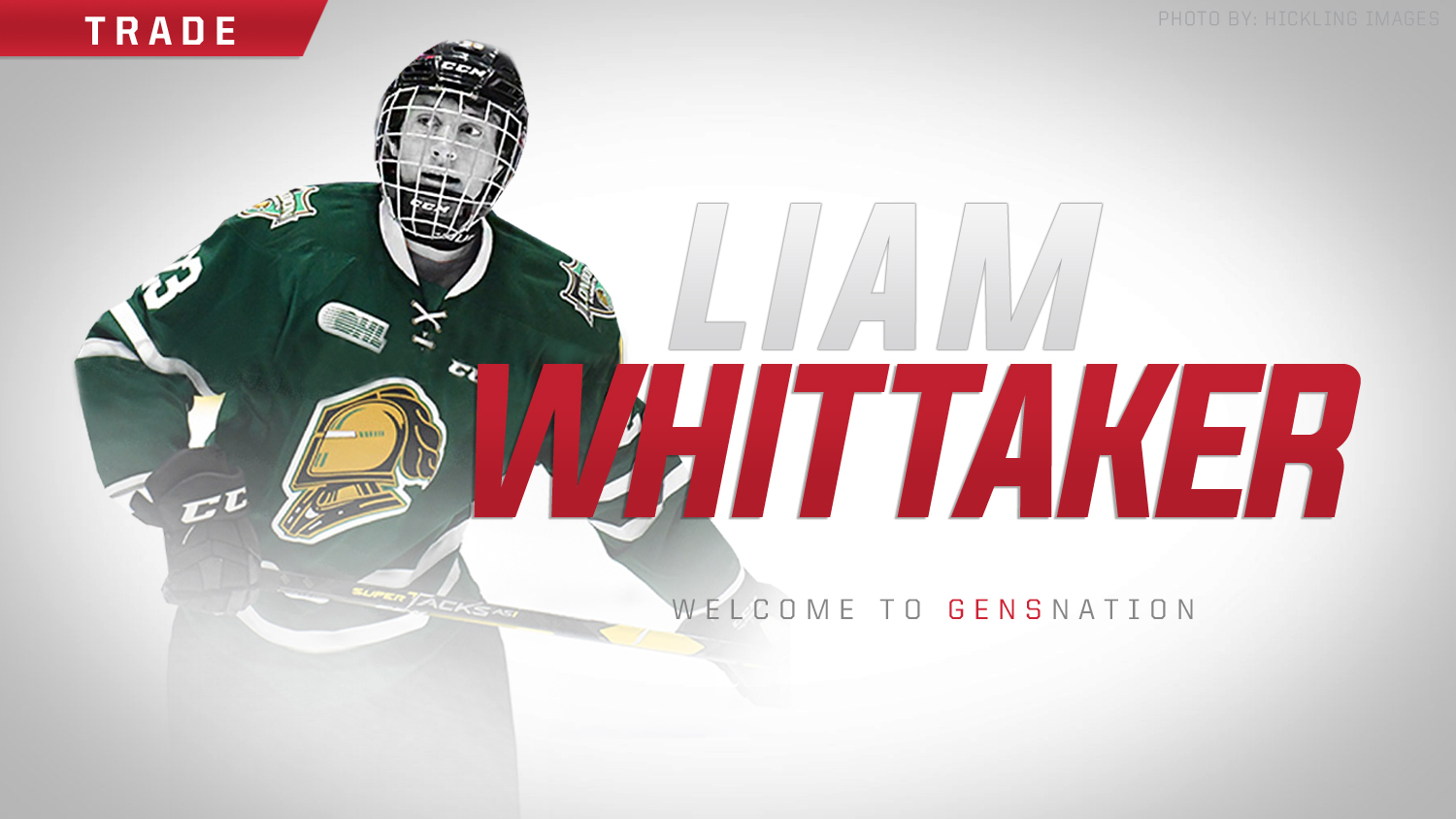 Generals acquire Liam Whittaker from the London Knights in Exchange for ...